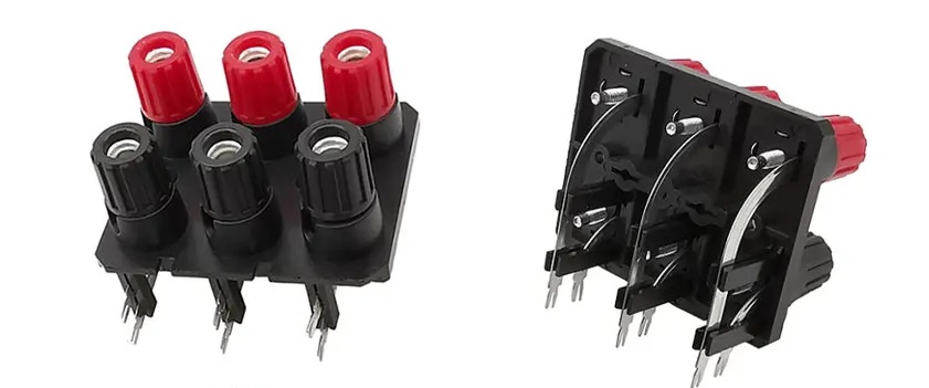 6 Position Banana Audio Speaker Jack